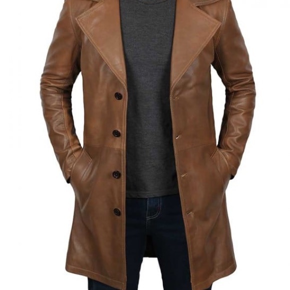 JACKSON | Jackets & Coats | Host Pic Mens Caramel Brown Lambskin ...